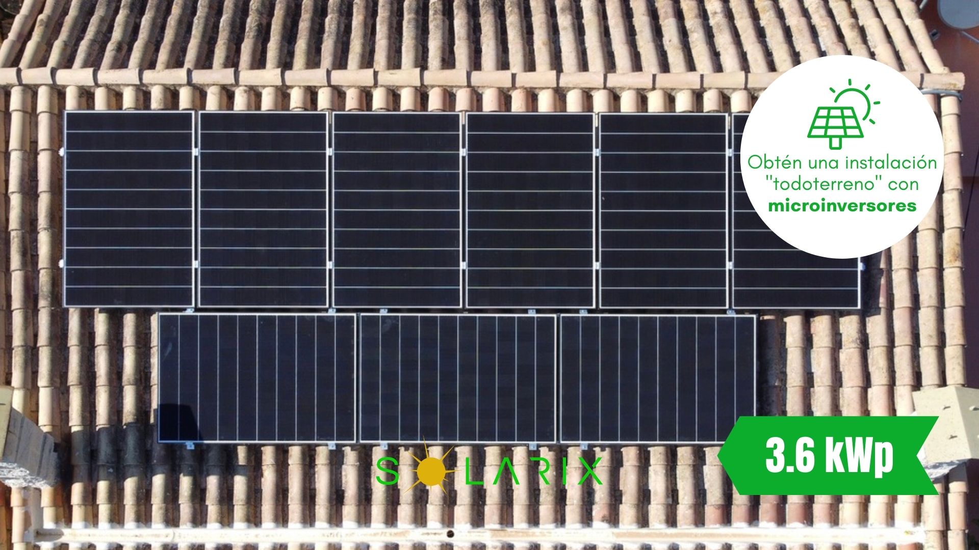 Instalación de placas solares en Tortosa: 3.6 kWp con microinversores ...