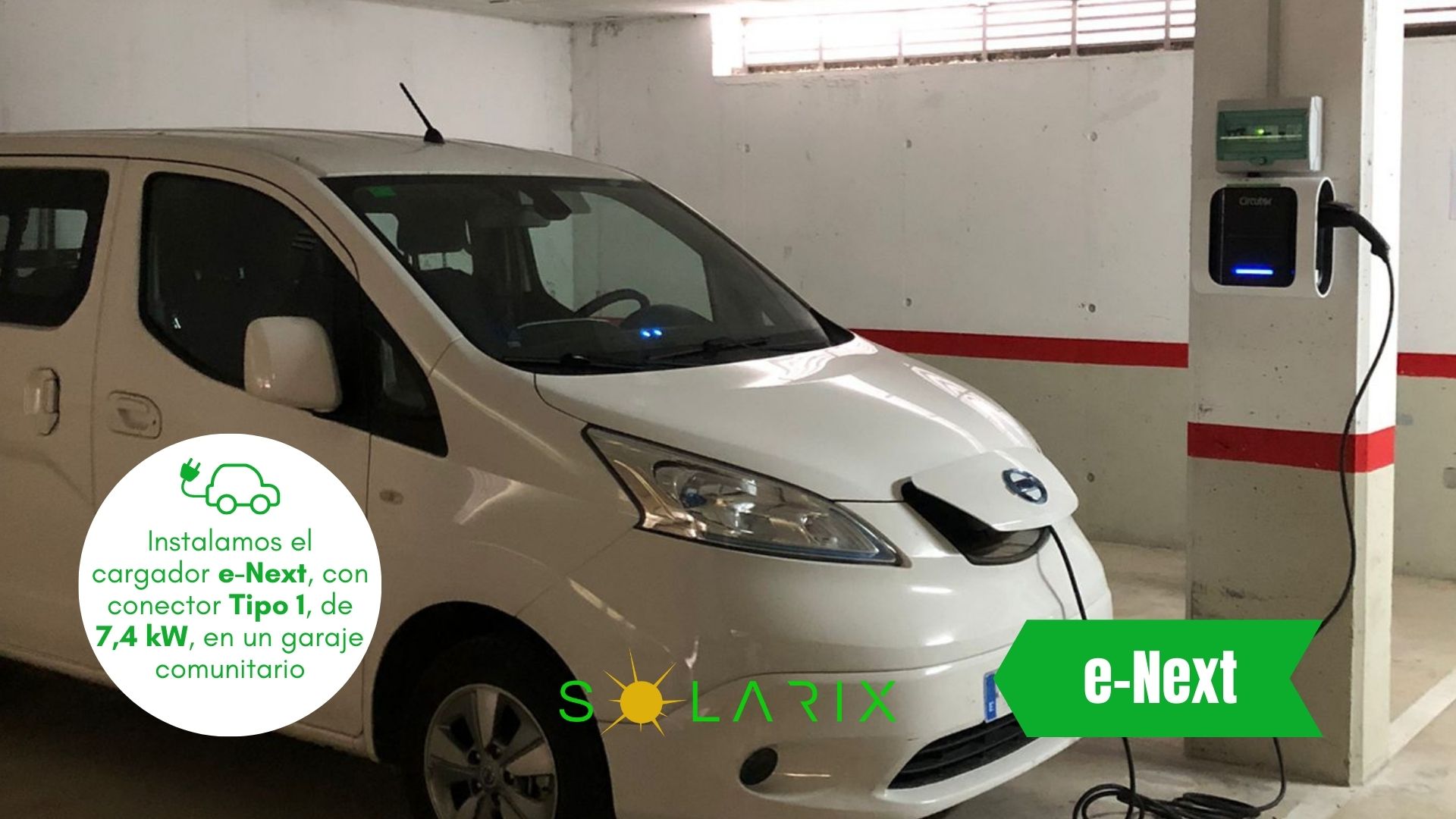 Instalación punto de recarga mural (wallbox) Circutor eNEXT - Solarix ...